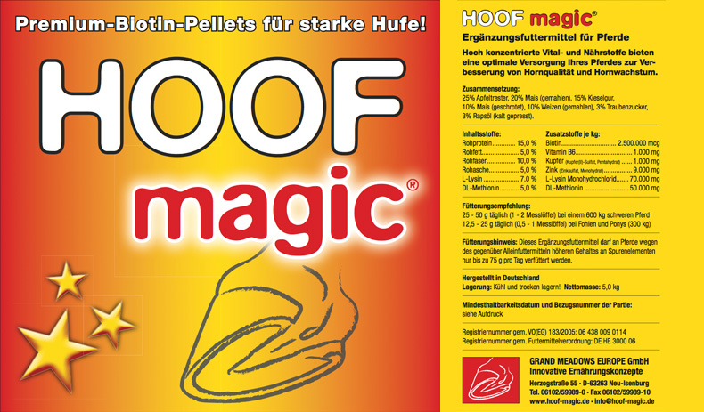 Hoof Magic - Biotin Zusatzfutter für Pferde